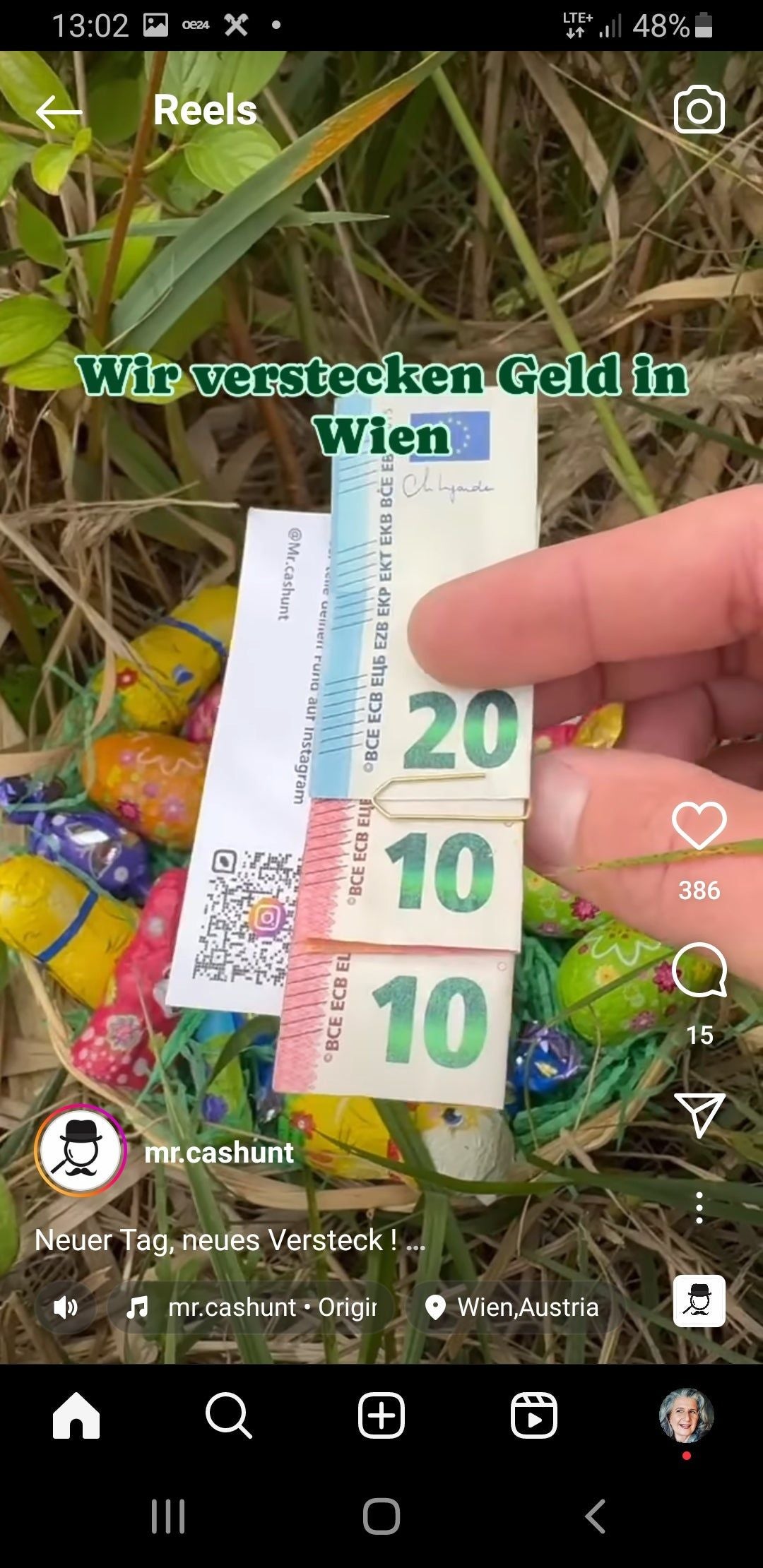 Zwei verstecken Geld in Wien - oe24.at
