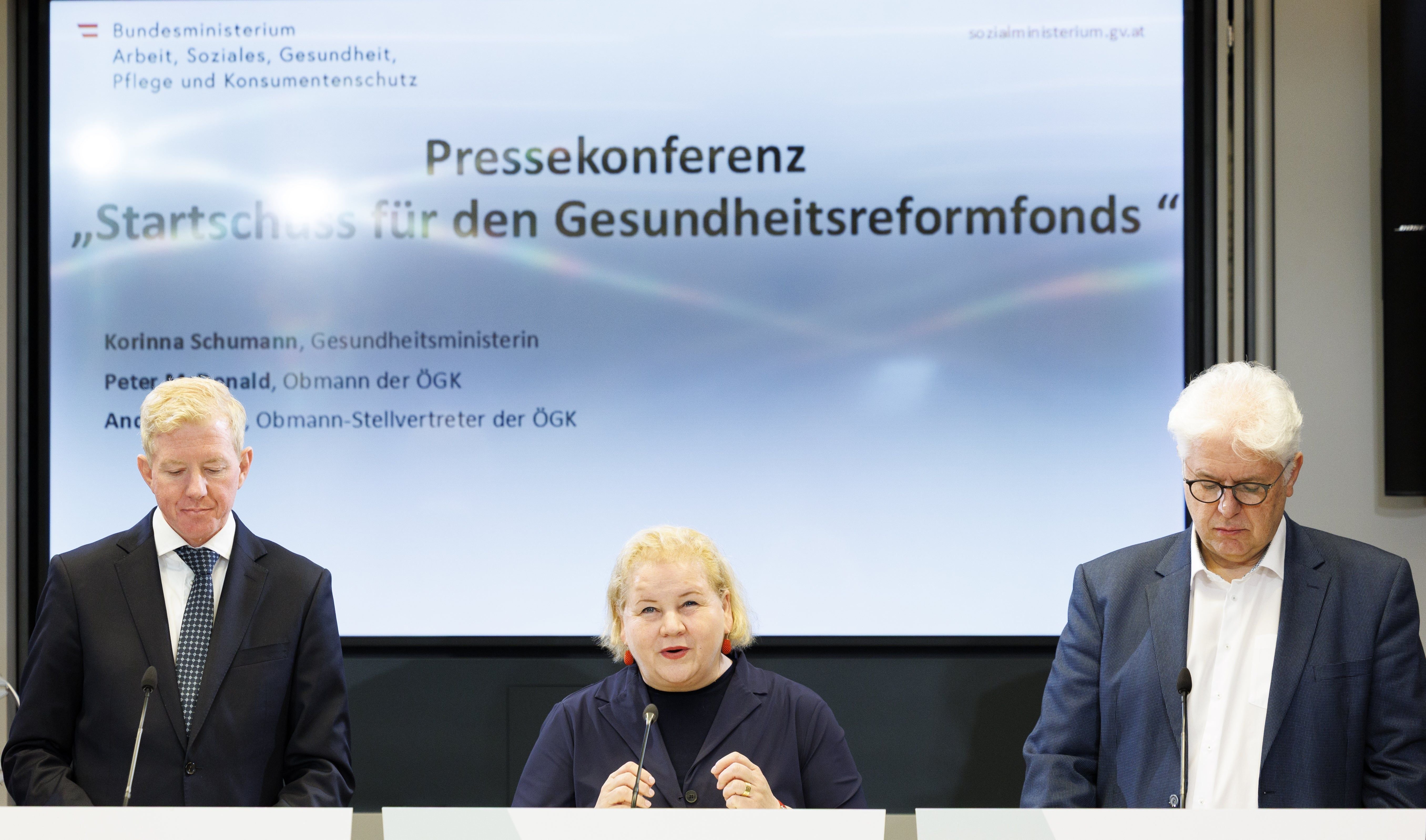 Schumann: 500 Millionen Euro für Gesundheitsreformen - oe24.at