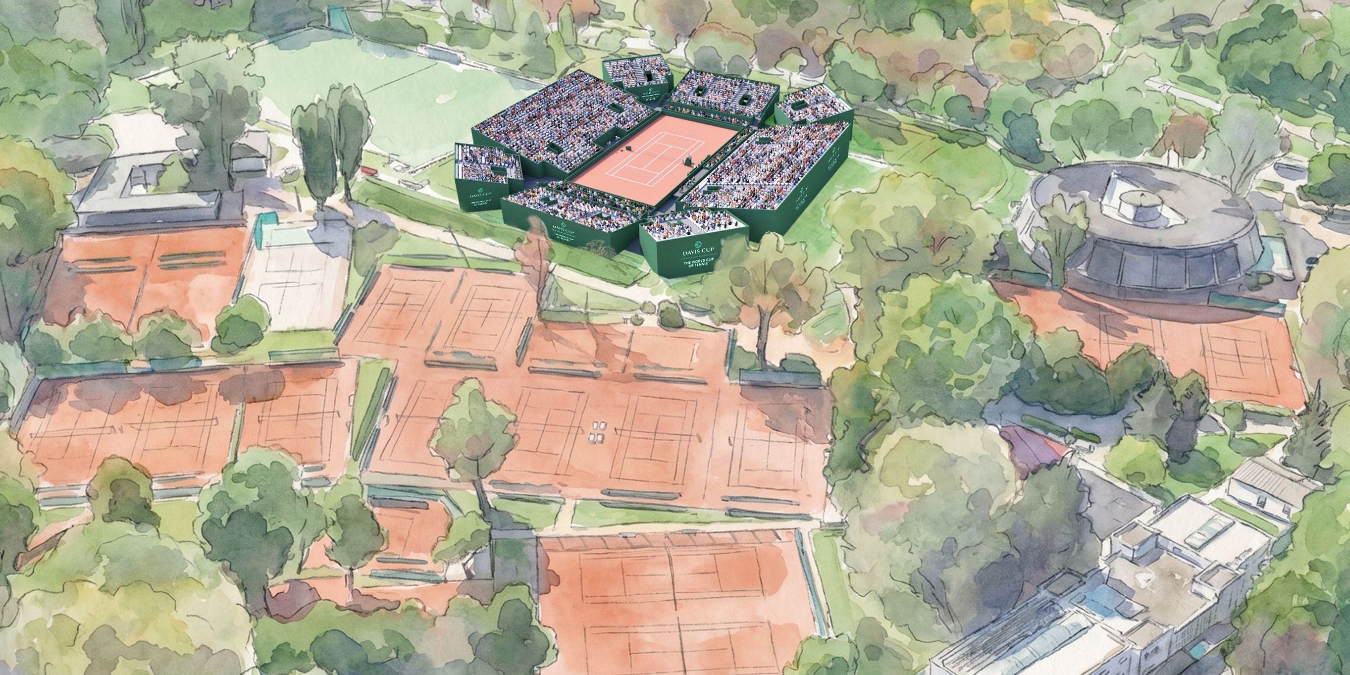 Extra für Davis Cup: Im Prater wird eine Tennis-Arena errichtet - oe24.at